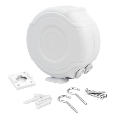 KCT Washing Line Twin Retractable Clothesline - 13m x 2