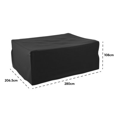 KCT Weatherproof Outdoor Rectangle Garden Furniture Cover - Extra Large