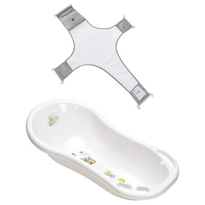 KEEEPER BABY BATH WITH PLUG 100CM & BABY BATH SAFETY NET