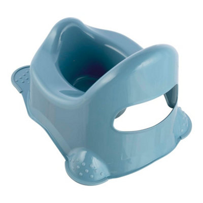 KEEEPER BLUE BABY POTTY, TOILET SEAT & DOUBLE STEP STOOL SET