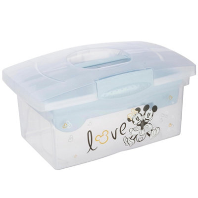 Keeeper Minnie Traveller Organising Storage Box with Lid Blue
