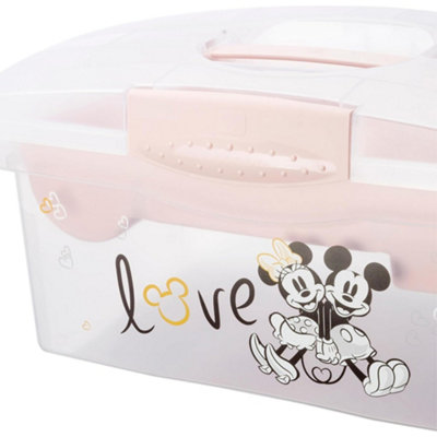 Keeeper Pink Disney Baby Storage Box & Hanging Organiser Box 4L