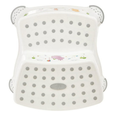 Keeeper White Funny Zoo Baby Potty, Toilet Seat & Double Step Stool Set