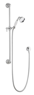 KeenFix Brass Traditional Victorian Shower Riser Rail Kit
