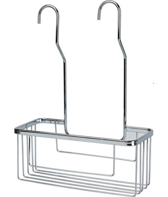 KeenFix Luxury Chrome Shower Bar Valve Caddy
