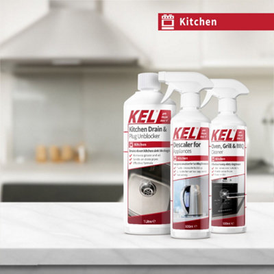 KEL - Natural Stone Worktop Cleaner Spray, Granite & Marble Worktop ...