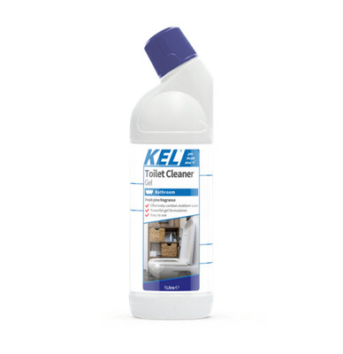 KEL - Toilet Cleaner Gel, Powerful, Effective Bathroom Descaler Cleans ...