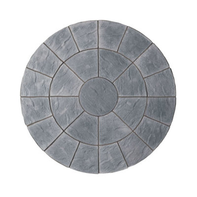Kelkay Abbey Circle Kit 2.4mtr Graphite | DIY at B&Q