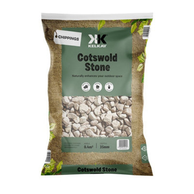 Kelkay Cotswold Stone Premium Aggregates Chippings 20Kg Large Pack
