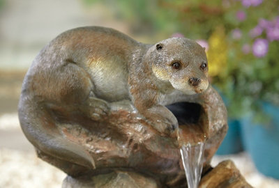 Kelkay Easy Fountain Playing Otter Pools with Lights Mains Plugin ...