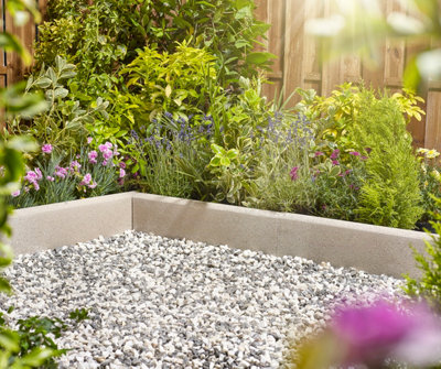 Kelkay Grey Round Top Garden Edging - 600mm - Grey - Pack Of 48