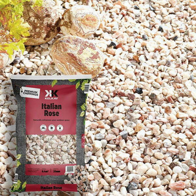 Kelkay Italian Rose Premium Aggregates Chippings 20Kg Large Pack