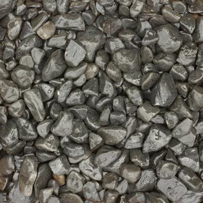 Kelkay Onyx Black Cobbles Premium Aggregates Cobbles Bulk Bag 750kg ...