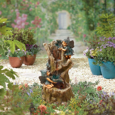 Kelkay Spellbound with Lights Mains Plugin Powered Water Feature with ...