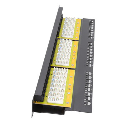 kenable 24 Port Vertical Punchdown CAT6 Patch Panel 19 inch Network UTP ...