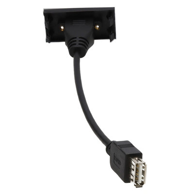 kenable Aura Euro Module USB 2.0 Printer B Type Female Panel Mount Fly ...