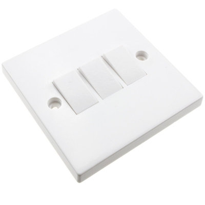 kenable Electrical UK Domestic Household Light 2 Way Triple Light ...