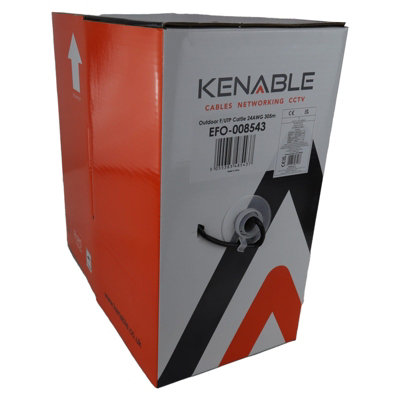 kenable External SHIELDED CAT5e Outdoor COPPER Ethernet Cable F/UTP ...