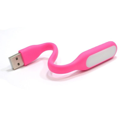 kenable Flexible LED Bright Light USB Powered Multi Purpose Laptop PC Pink