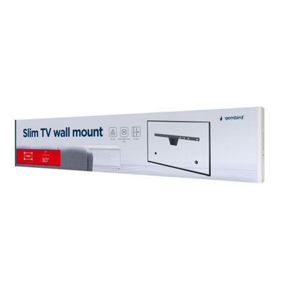 KENABLE GMB SLIM FIXED TV WALL MOUNT BRACKET FOR 37-80 INCH FLAT ...