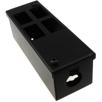 kenable GOP POD Metal Box with Vertical Cut-Outs for 4 x 6C Outlets and ...