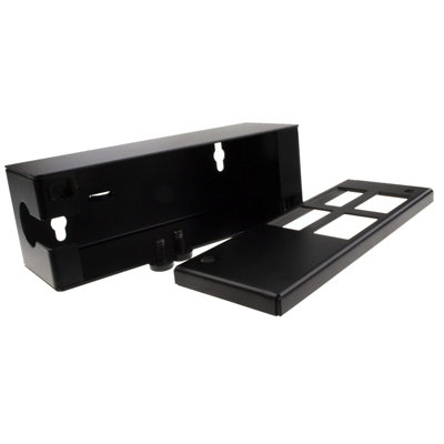 kenable GOP POD Metal Box with Vertical Cut-Outs for 4 x 6C Outlets and ...