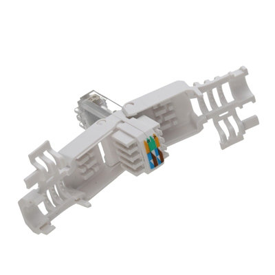 kenable IDC Punch Down to RJ45 Plug for Cat6A Solid Network Ethernet ...