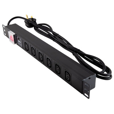 kenable PDU C13 Sockets 6 Way with UK Plug Power Distribution Unit ...