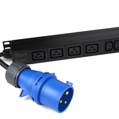 kenable PDU COMBO 4 x C19 Sockets 20 x C13 IEC Sockets to 32A Commando ...