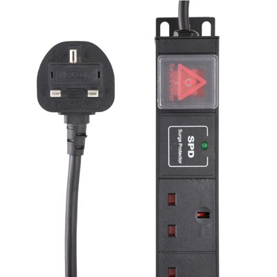 kenable PDU UK Sockets 10 Way with UK Plug Power Distribution Unit ...