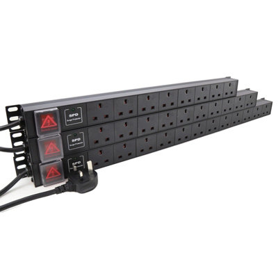 kenable PDU UK Sockets 12 Way with UK Plug Power Distribution Unit ...
