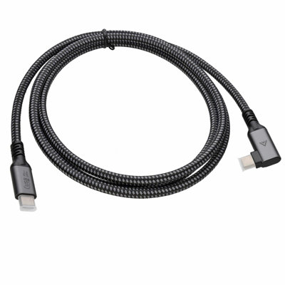 kenable Right Angle USB-40 USB-C USB 4.0 Male to Male Cable 40Gbps 240W ...