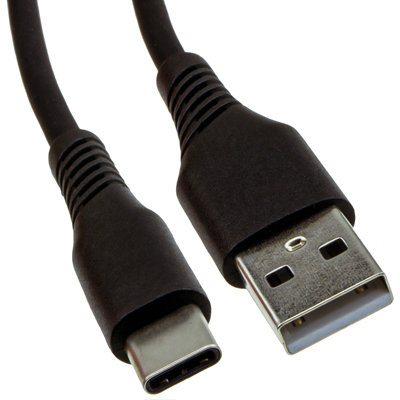kenable Super Soft Rubber USB A to USB-C Phone Charger Cable 24AWG Lead ...