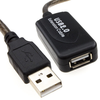 kenable USB 2.0 Hi-Speed Active Repeater Extension Cable A Plug to A ...
