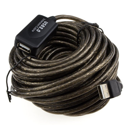 kenable USB 2.0 Hi-Speed Active Repeater Extension Cable A Plug to A ...