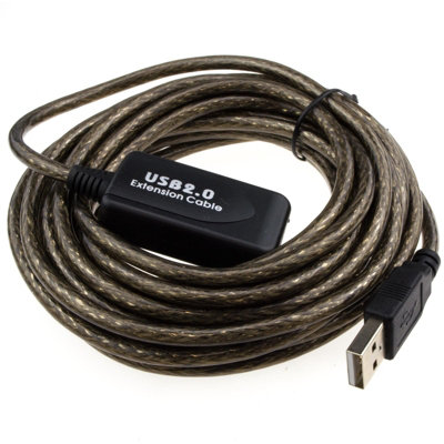 kenable USB 2.0 Hi-Speed Active Repeater Extension Cable A Plug to A ...
