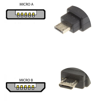 kenable USB B Type Male Printer to Micro A Type Male Plug Converter Adapter