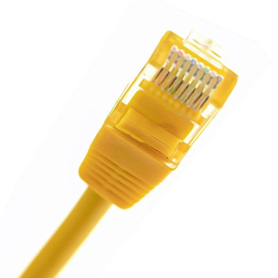 kenable Yellow Network Ethernet RJ45 Cat-5E UTP PATCH LAN COPPER Cable ...