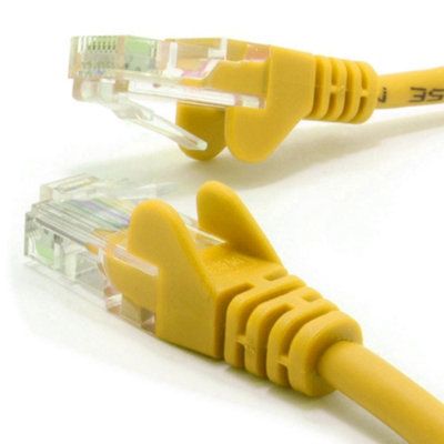 kenable Yellow Network Ethernet RJ45 Cat5E-CCA UTP PATCH 26AWG Cable ...