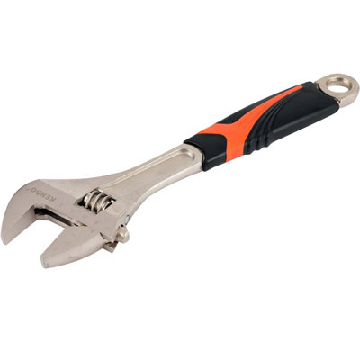 Kendo 150mm Extra-Wide Opening Adjustable Wrench | DIY at B&Q