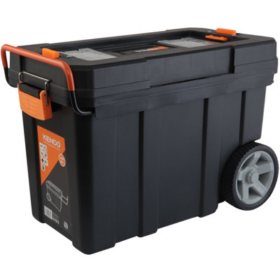 Kendo Mobile Tools Box with 2 Organizers | DIY at B&Q