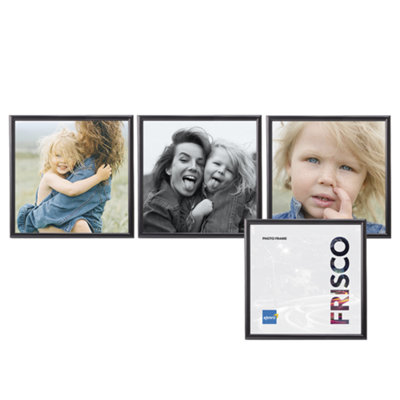 Kenro Box of 3 Frisco Series Black Photo Frame 8x8 Inch / 20x20cm ...