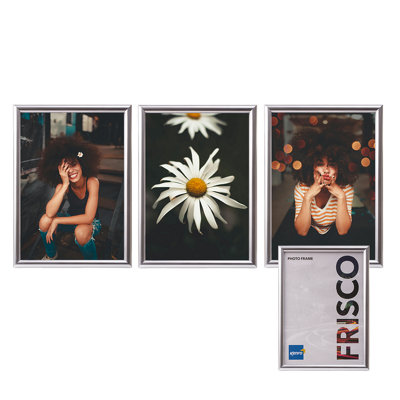 Kenro Box of 3 Frisco Series Silver Photo Frame A4 / 21.0x29.7cm ...