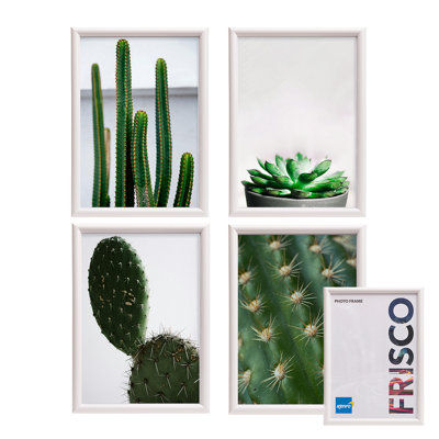 Kenro Box of 4 Frisco Series White Photo Frame 6x4 Inch / 10x15cm ...