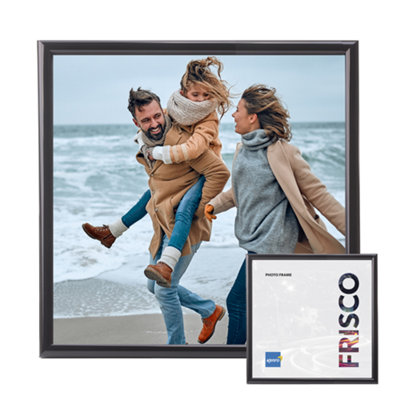 Kenro Frisco Series Black Photo Frame 10x10 Inch / 25x25cm Freestanding ...