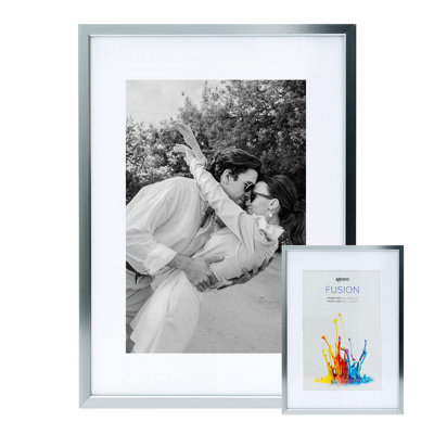 Kenro Fusion Series Graphite Metal Photo Frame A4 / 21x29.7cm with ...