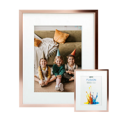 Kenro Fusion Series Rose Gold Metal Photo Frame 12x16 Inch / 30x40cm ...
