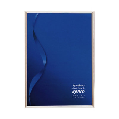Kenro Silver Plated Photo Frame 8x10 Inch / 20x25cm Symphony Classic ...