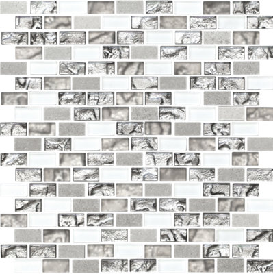 Kensington Mosaic Tile Sheet- House of Mosaics | DIY at B&Q