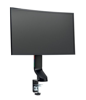 Kensington SmartFit Silver Space-Saving Single Monitor Arm